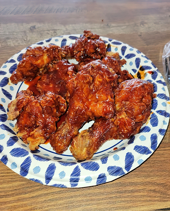 Sweet and spicy Yangnyeom sauce transforms ordinary chicken into glossy, irresistible Korean comfort food magic.