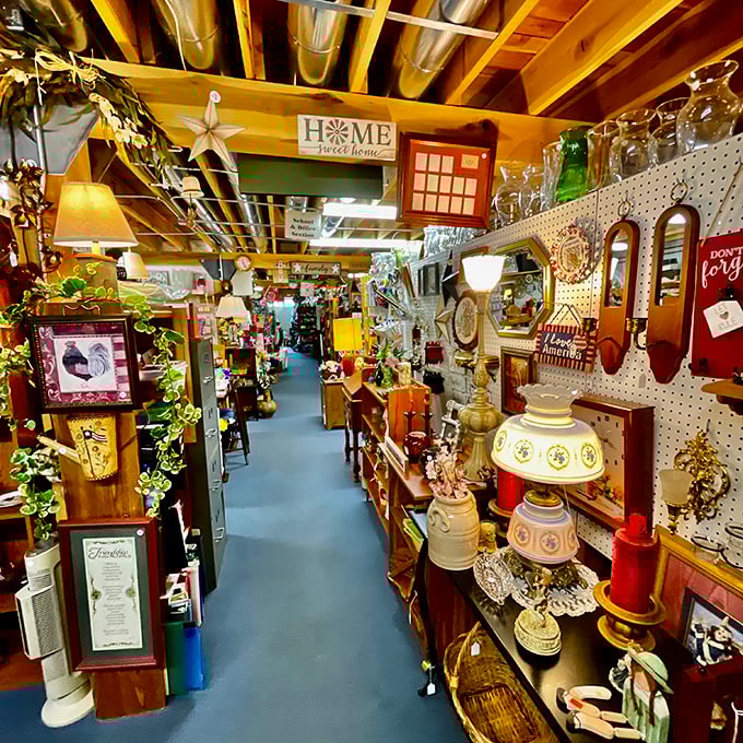 The home goods aisle &ndash; where your grandmother's taste meets your modern apartment. These lamps have illuminated more family dinners than you've had hot breakfasts.