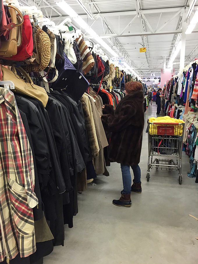 The serious art of thrifting requires focus and determination. This shopper knows the good stuff hides between the ordinary.