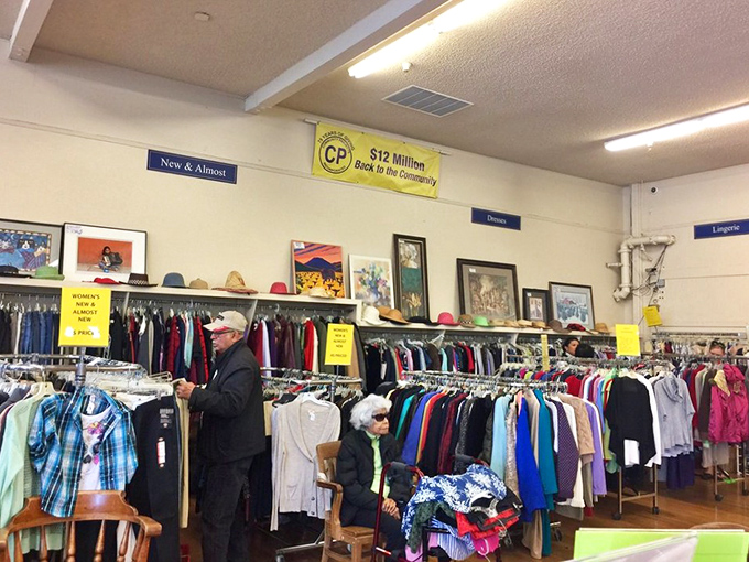 The women's clothing department offers everything from casual basics to "where did you get that?" statement pieces that friends won't believe cost less than lunch.