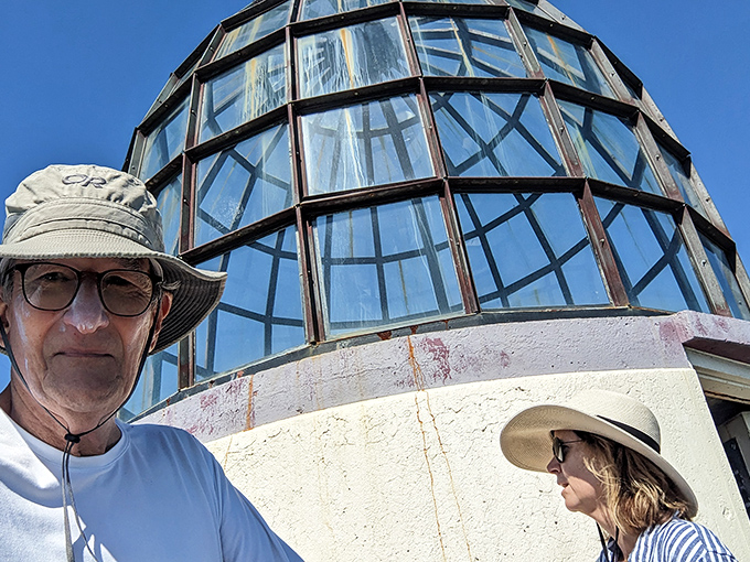 At the top of the lighthouse, visitors discover the reward for climbing those narrow stairs&mdash;panoramic views that make smartphone cameras work overtime.