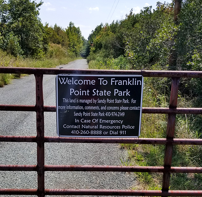 The understated entrance gate &ndash; nature's version of a speakeasy door. You need to know it's here to find the treasures beyond.