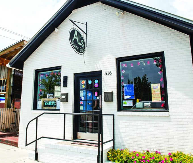 Al's Burger Shack's charming white brick exterior makes this Chapel Hill gem look like the neighborhood cookout that never ends.