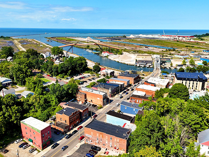 Ashtabula's historic downtown looks like a movie set where the extras can actually afford the rent. Brick buildings tell stories that don't cost a dime to hear.
