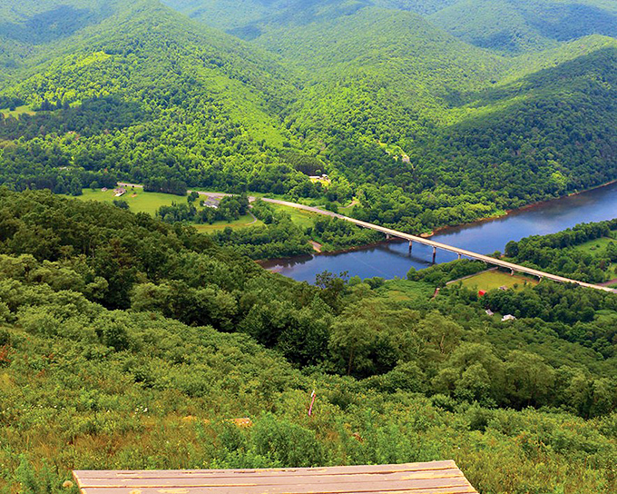 Bucktail Path: where rivers carve silver ribbons through emerald valleys, and every overlook tells a story worth pausing to hear.