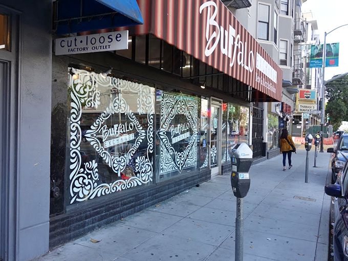 Buffalo Exchange's artsy window displays are just a preview of the curated coolness waiting inside.