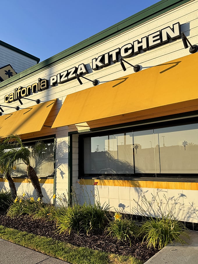 California Pizza Kitchen's clean lines and modern aesthetic bring a touch of coastal cool to their Long Beach waterfront location.
