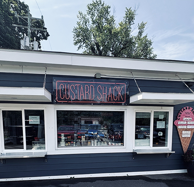 The Custard Shack proves great things come in simple packages&mdash;no frills, just frozen perfection.