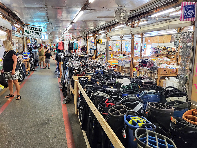 Welcome to Fleamasters, where shopping aisles stretch toward the horizon and every booth tells a different story.