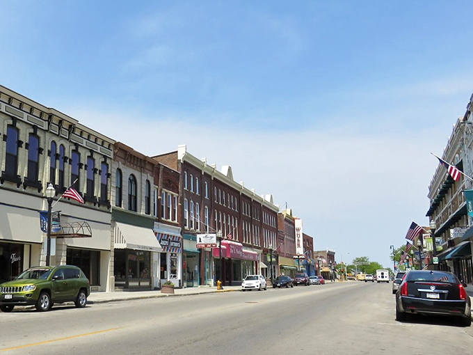 The wide, walkable streets of downtown Fond du Lac invite retirees to explore local businesses offering senior discounts and friendly service.