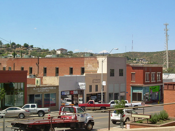 Globe's hillside homes cascade down to a downtown where mining history and modern life harmonize beautifully.