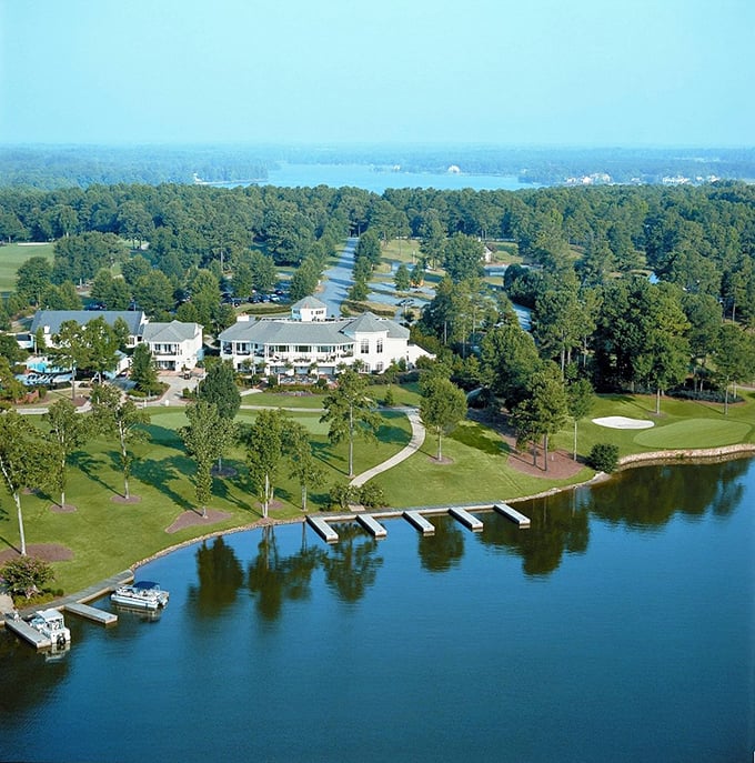 Greensboro's lakeside luxury offers a perfect blend of Southern hospitality and resort-style relaxation&mdash;golf carts optional but highly recommended!