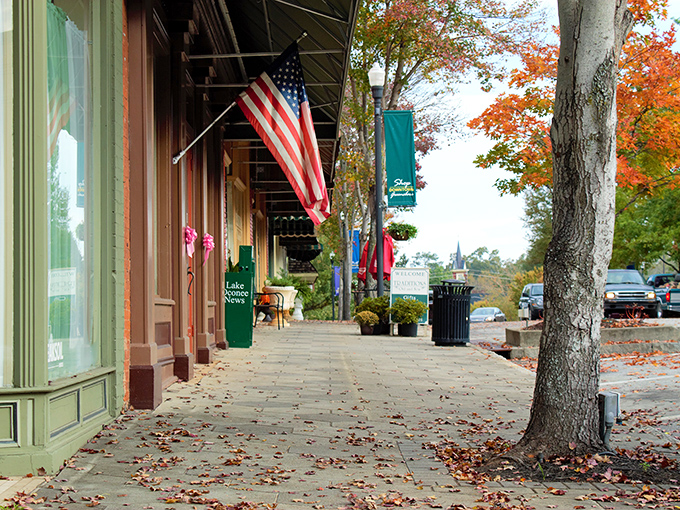 Greensboro's historic storefronts line up like old friends catching up on the latest town gossip.