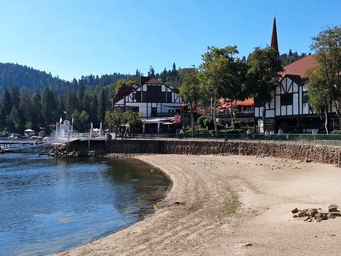 Lake Arrowhead's shoreline homes enjoy million-dollar views that remind you why people have been escaping to these mountains for generations.