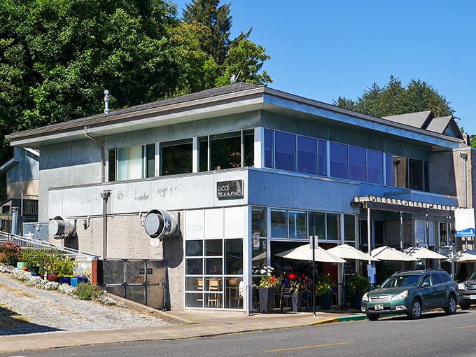 Local Ocean's modern lines and big windows create the perfect stage for Newport's working harbor to perform while you dine.