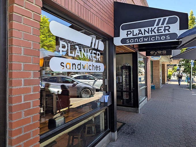 Planker's sleek storefront brings modern sandwich craft to Bend, where wooden planks replace ordinary plates.