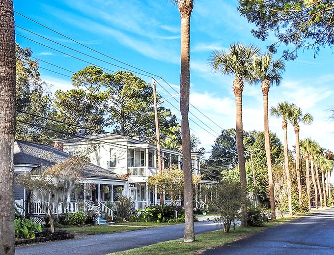 Thunderbolt's palm-lined streets whisper coastal secrets that only small towns can keep properly hidden.