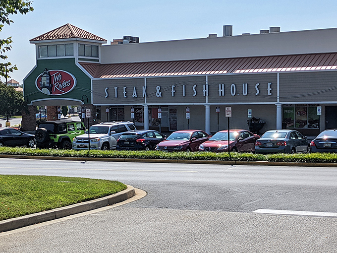 Two Rivers' modern exterior might be in a shopping center, but inside awaits a steak experience that's anything but ordinary.