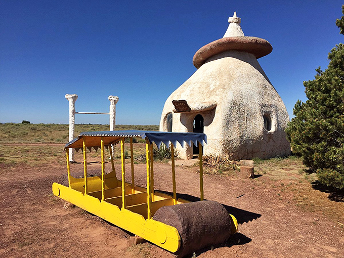 The quirky architecture of this roadside attraction near Williams proves that Arizona's small towns embrace their unique personality.
