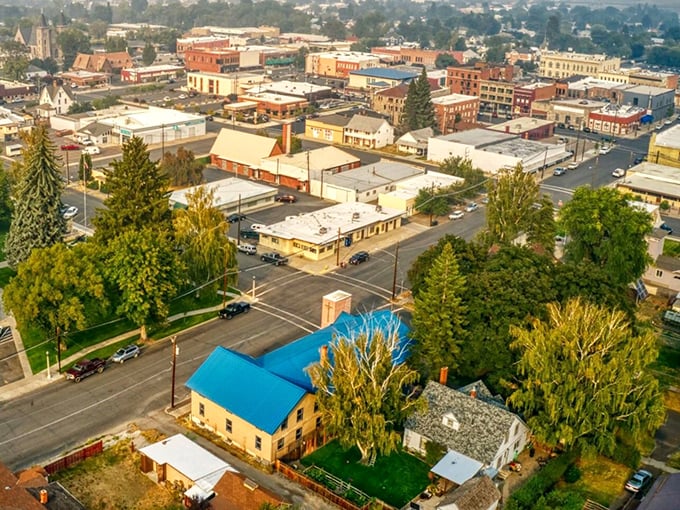 Baker City's historic downtown looks like the Old West decided to stick around and get more affordable.