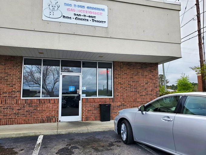 The "OPEN" sign is all the decoration needed when what's inside is this good. Simplicity at its most delicious.