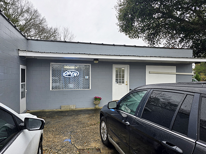 That simple "OPEN" sign in the window is the only invitation you need to discover one of Patrick's best-kept burger secrets.