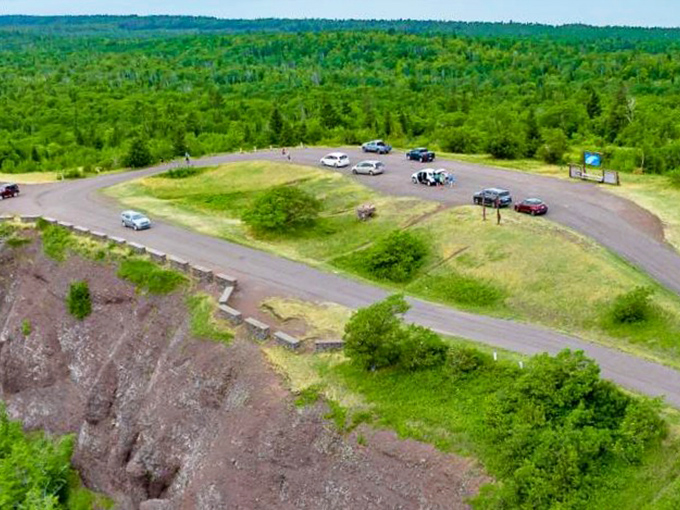 Nature's rollercoaster for grown-ups! Brockway Mountain Drive delivers thrills and panoramic views in equal measure.