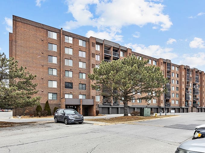 These brick apartment buildings in Calumet City offer affordable living with solid construction that's stood the test of time.