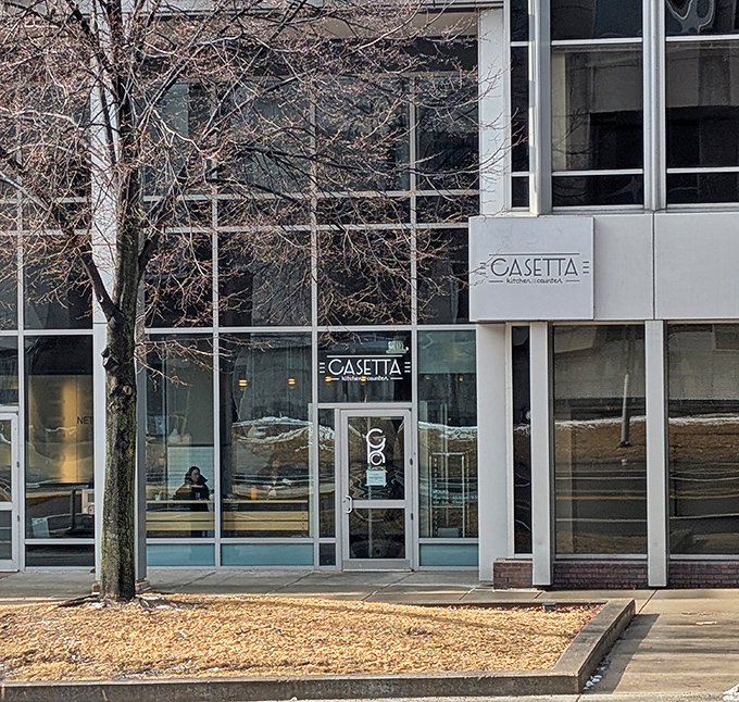 Even in winter's grip, this minimalist sandwich haven beckons with promises of warmth between two slices of bread.