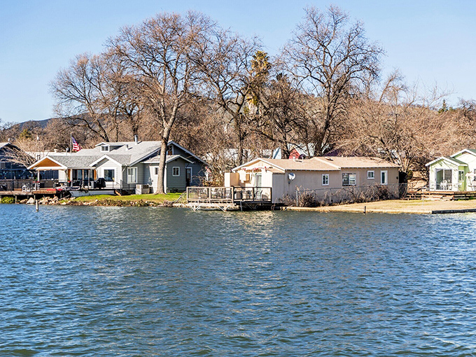 Waterfront homes dot Clearlake's shores, where fishing stories get bigger and mortgage payments stay surprisingly small.