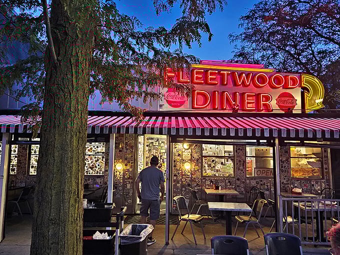 When that neon Fleetwood sign glows at night, it's like a lighthouse guiding hungry souls to breakfast salvation.