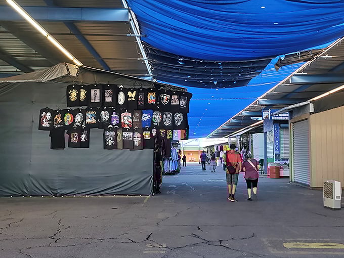 Tanque Verde's blue-canopied wonderland stretches to the horizon, a bargain hunter's mirage that's delightfully real.