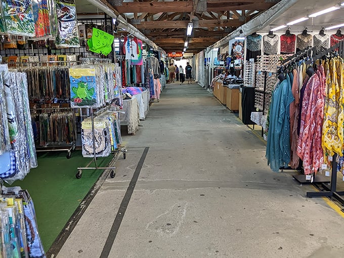 Colorful displays and neatly arranged merchandise make Hudson's a shopper's delight near the coast.