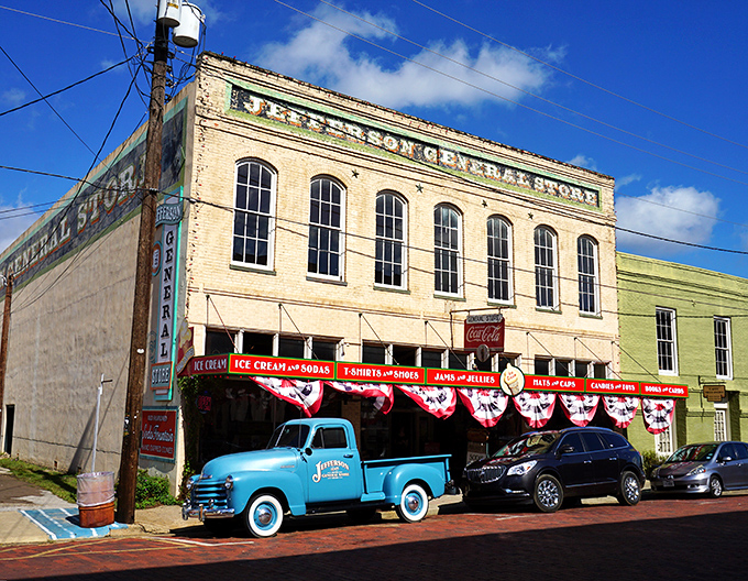 The Jefferson General Store maintains that authentic old-timey charm without the old-timey inconveniences.