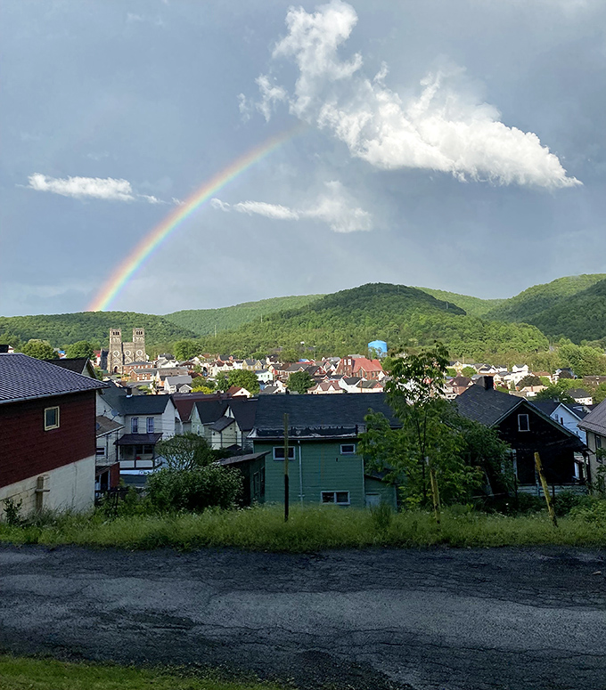 Rolling hills embrace neighborhoods like a grandmother's quilt, warm and wonderfully comforting always.