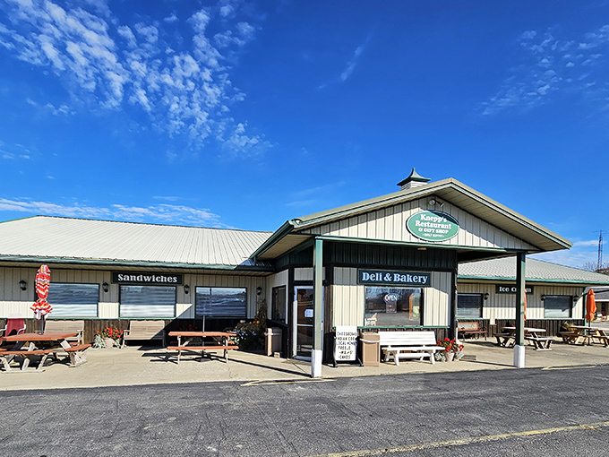 When a restaurant sits this close to the road, you know they're confident about their food. 