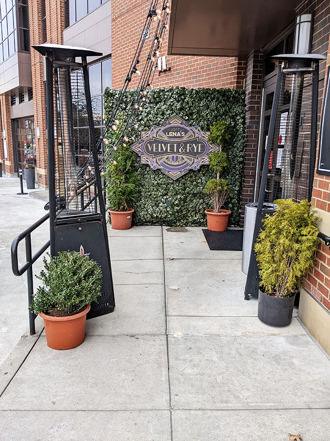 "Velvet & Rye" meets pizza perfection. Lena's thoughtful landscaping and outdoor heaters create the ideal pizza patio experience.