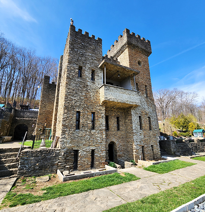 One man's dream, stone by stone. This real-life castle proves you don't need to cross the Atlantic for a medieval experience.