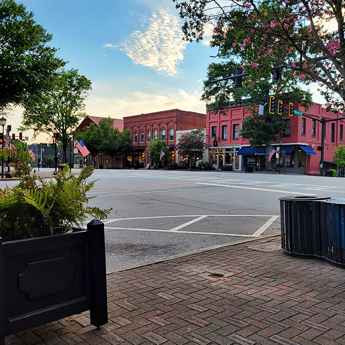 This stately brick building in Madison has watched over the town square for generations, standing proud through changing times.