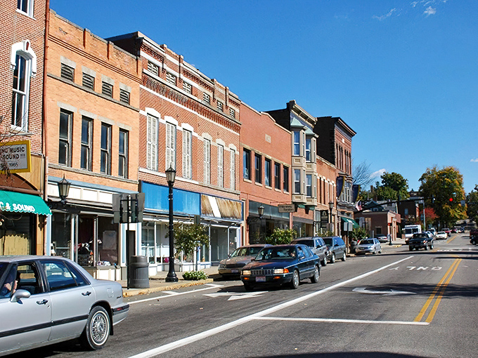 Brick-and-mortar memories! These historic storefronts have witnessed generations of shoppers, conversations, and community life.