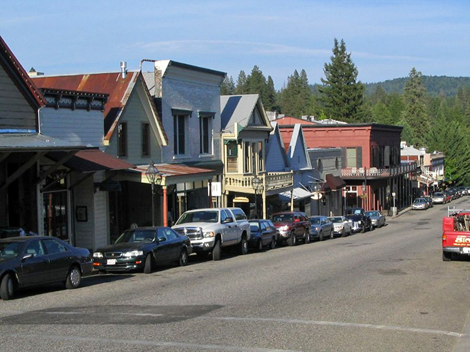 Victorian elegance meets mountain town charm in Nevada City. Those buildings have more stories than your favorite bookstore.
