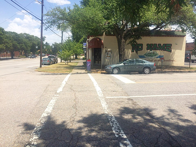 This unassuming building houses sandwich magic that Columbia residents line up for daily. Worth every minute of waiting! 