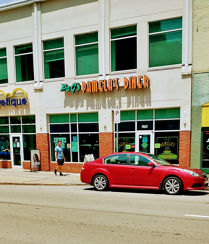 P&G's Pamela's Diner brings a splash of color to Forbes Avenue. Behind those windows, crepe-style pancakes are changing lives one flip at a time.