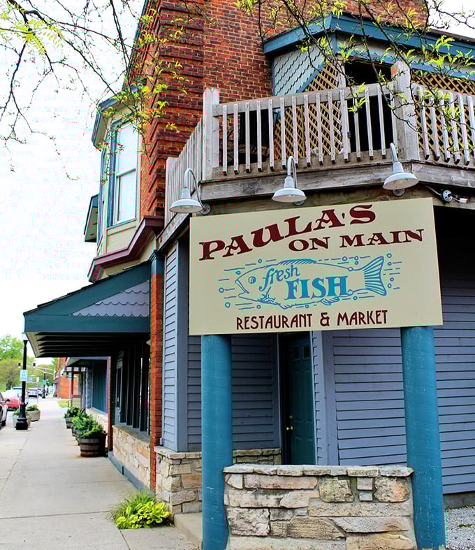 Paula's On Main combines small-town charm with big-city seafood skills. That second-floor balcony has witnessed countless food epiphanies!