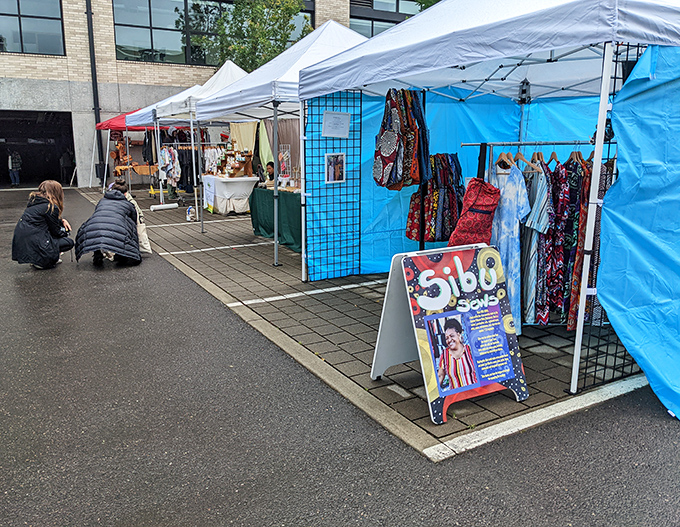 Colorful tents and handmade signs create a festival atmosphere where Portland's coolest finds await. Hipster heaven meets bargain bonanza!