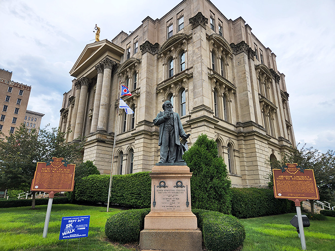 Impressive columns and classic architecture define Steubenville's historic buildings, where grandeur doesn't require a grand bank account.
