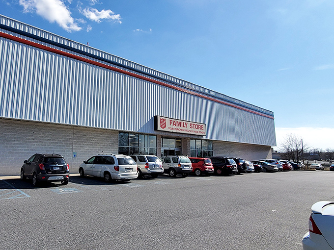 This massive Salvation Army location houses everything from vintage vinyl to barely-used furniture under that gleaming metal roof.