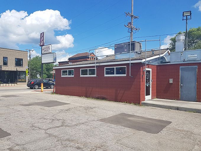 "Sometimes the best barbecue comes from the most unexpected places. No fancy frills needed when the meat speaks for itself."