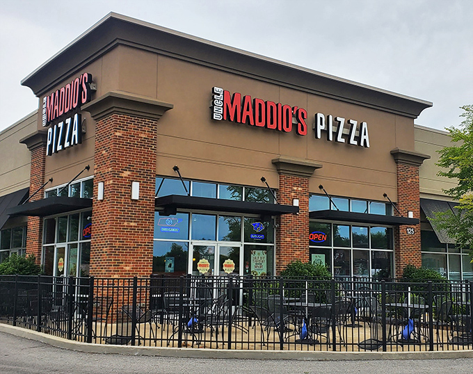 Those red umbrellas aren't just for show &ndash; they're signaling that something deliciously special is happening at Uncle Maddio's.