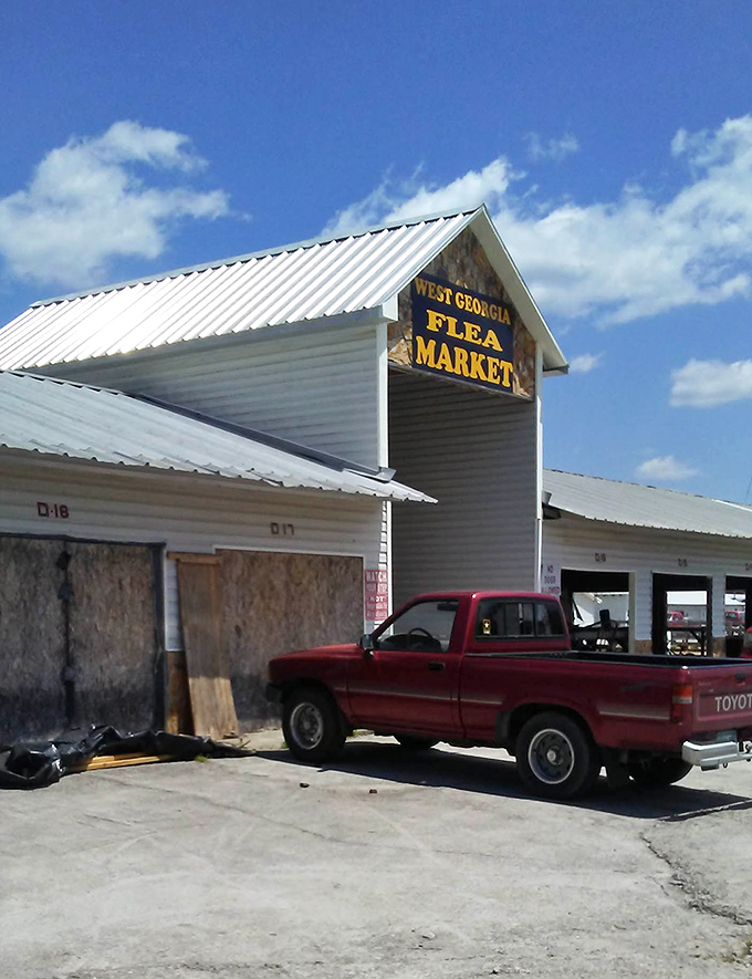 Simple white buildings house extraordinary finds at this Carrollton institution for savvy shoppers.